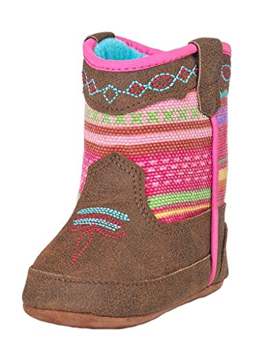M&F Western Kids Baby Girl's Camilla Bucker (Infant/Toddler) Medium Brown Distressed 3 Infant M