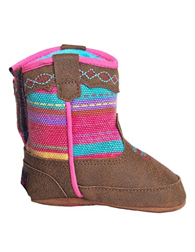 M&F Western Kids Baby Girl's Camilla Bucker (Infant/Toddler) Medium Brown Distressed 3 Infant M