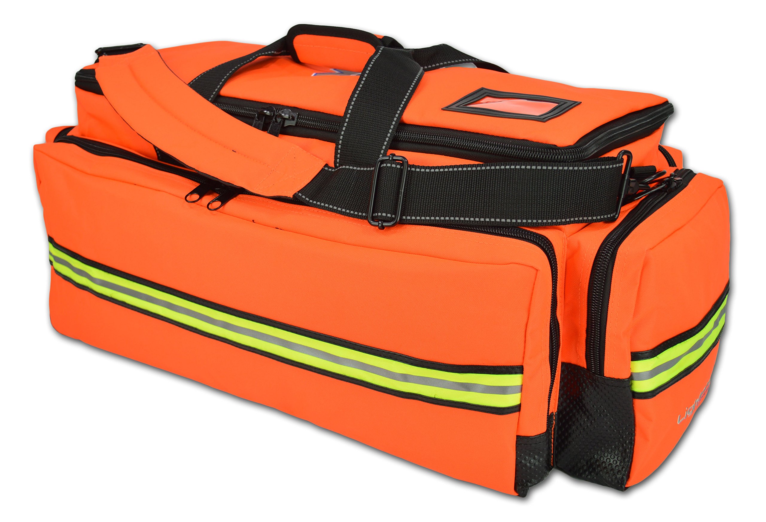 Lightning X Products X-Tuff Oxygen and Airway Trauma Bag - Florescent Orange