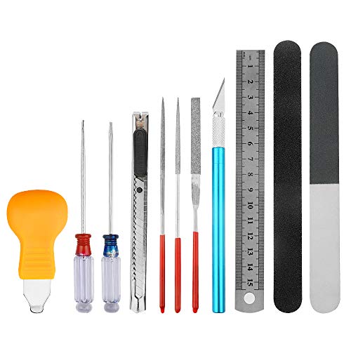 Bigstone 20 PCS Gundam Model Tools Kit Hobby Building Tools Set for Cars, Airplanes, Buildings, Gundam, Robots Models Building Repairing and Fixing ext.