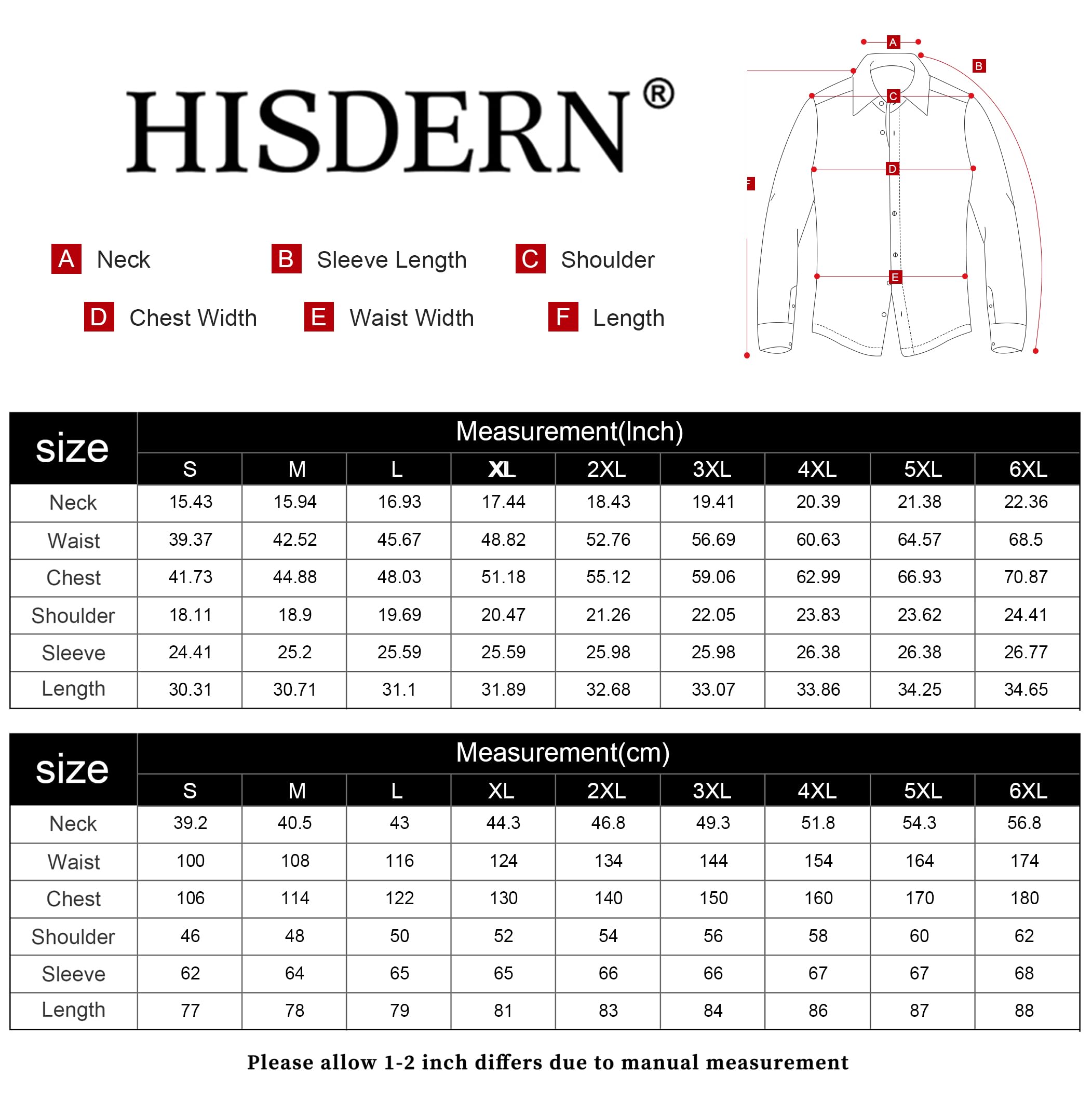 HISDERN Mens Black Dress Shirt Long Sleeve Button Down Collar Plaid Inner Contrast Formal Business Casual Shirts
