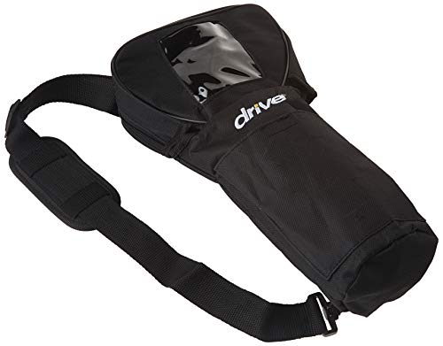 Drive Medical OP-150T Oxygen Cylinder Carry Bag, Black, Horizontal Bag