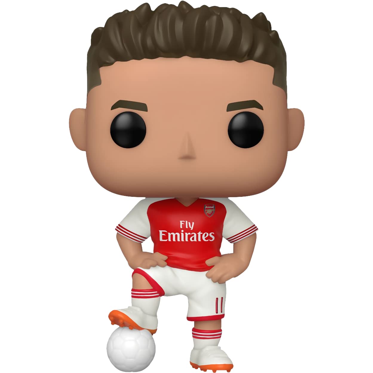 L u c a s Torreira [Arsenal]: P o p ! Football Vinyl Figurine Bundle with 1 Compatible 'ToysDiva' Graphic Protector (028-42793 - B)