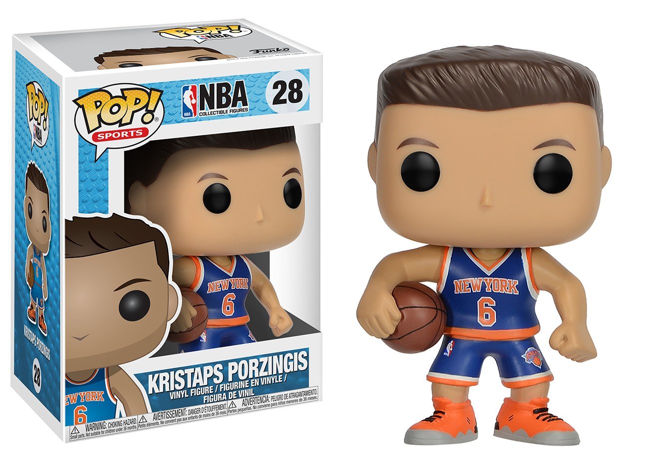 Funko POP NBA: Kristaps Porzingis Collectible Vinyl Figure