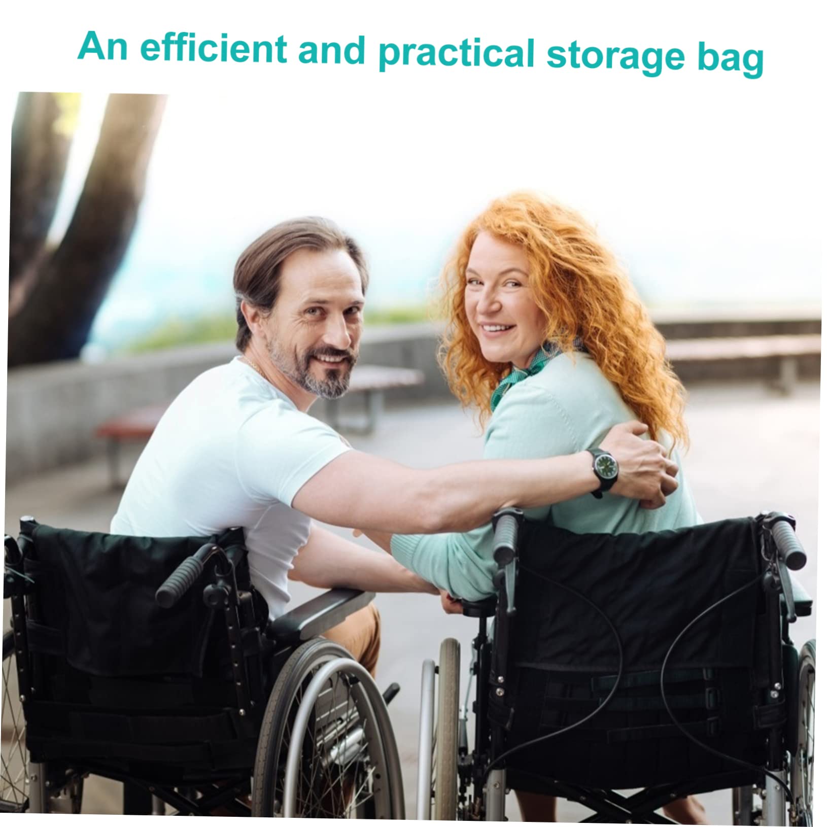 Alipis 3 Pcs Oxygen Cylinder Back Bag Stroller Storage Pouch Stroller Organizer Bag Wheelchair Hanging Bag Wheelchair Storage Pouch Universal Outdoor 1680d Oxford Cloth Backpack Bag