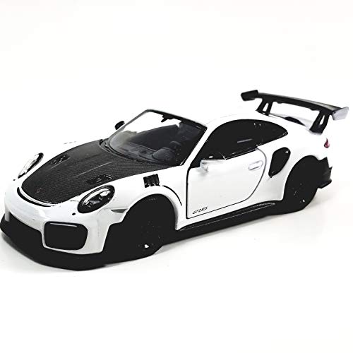 Kinsmart Porsche 911 GT2 RS 2010 Eggshell White Hard Top 1/36 Scale Diecast Car