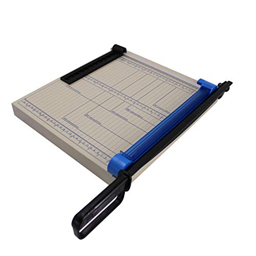 TEXALAN 12” A4 Paper Cutter Multi-Purpose Trimmer for Copper Sheet, Leather, Plastic Sheet, Iron Sheet, Non-Woven Fabric 12 Sheets 80-Gram Paper