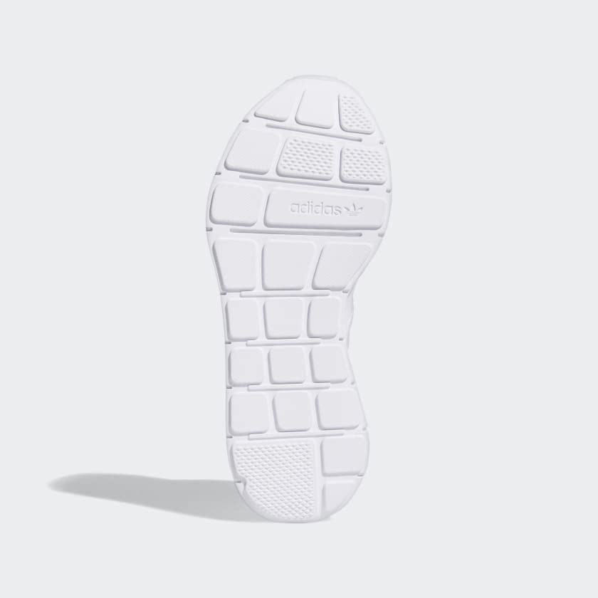adidas Women's Swift Run Shoes, White/White/Copper Metallic, 6