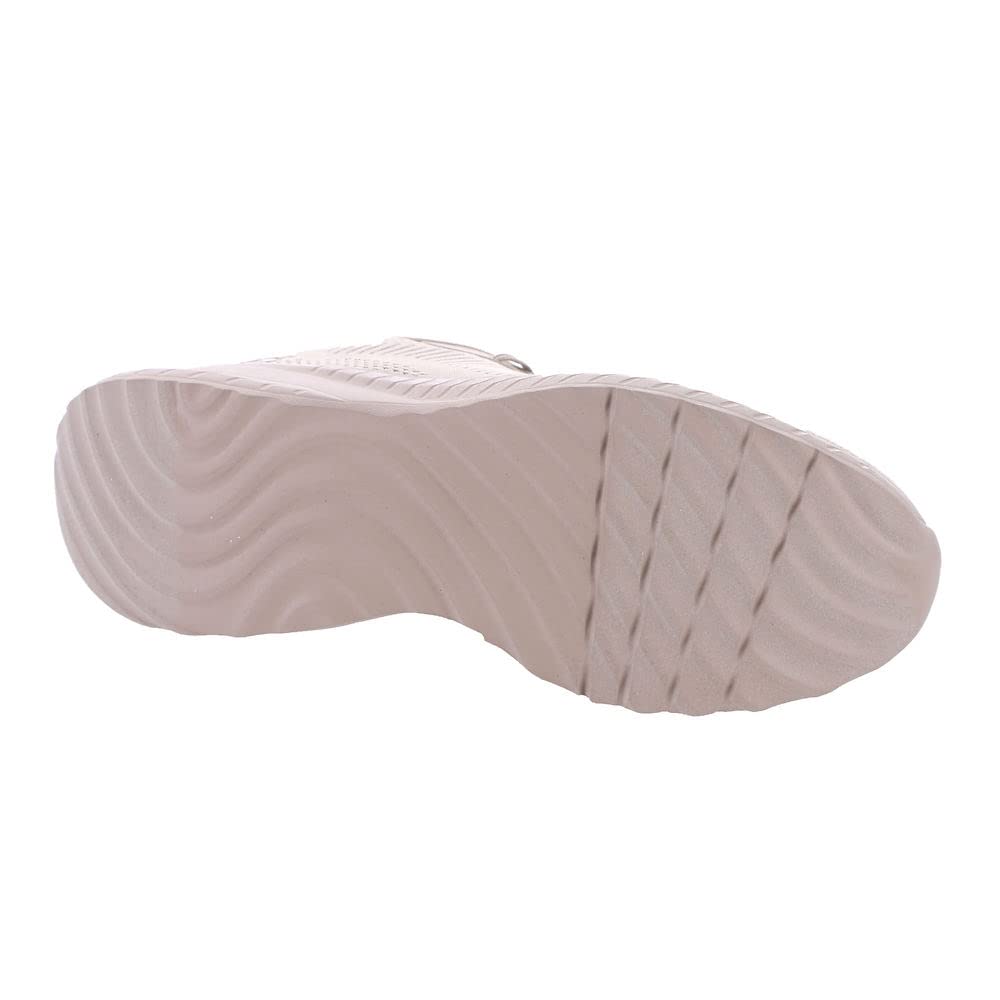 Skechers Women's Bobs Squad Chaos β Face Off Sneaker, Nude, 7.5