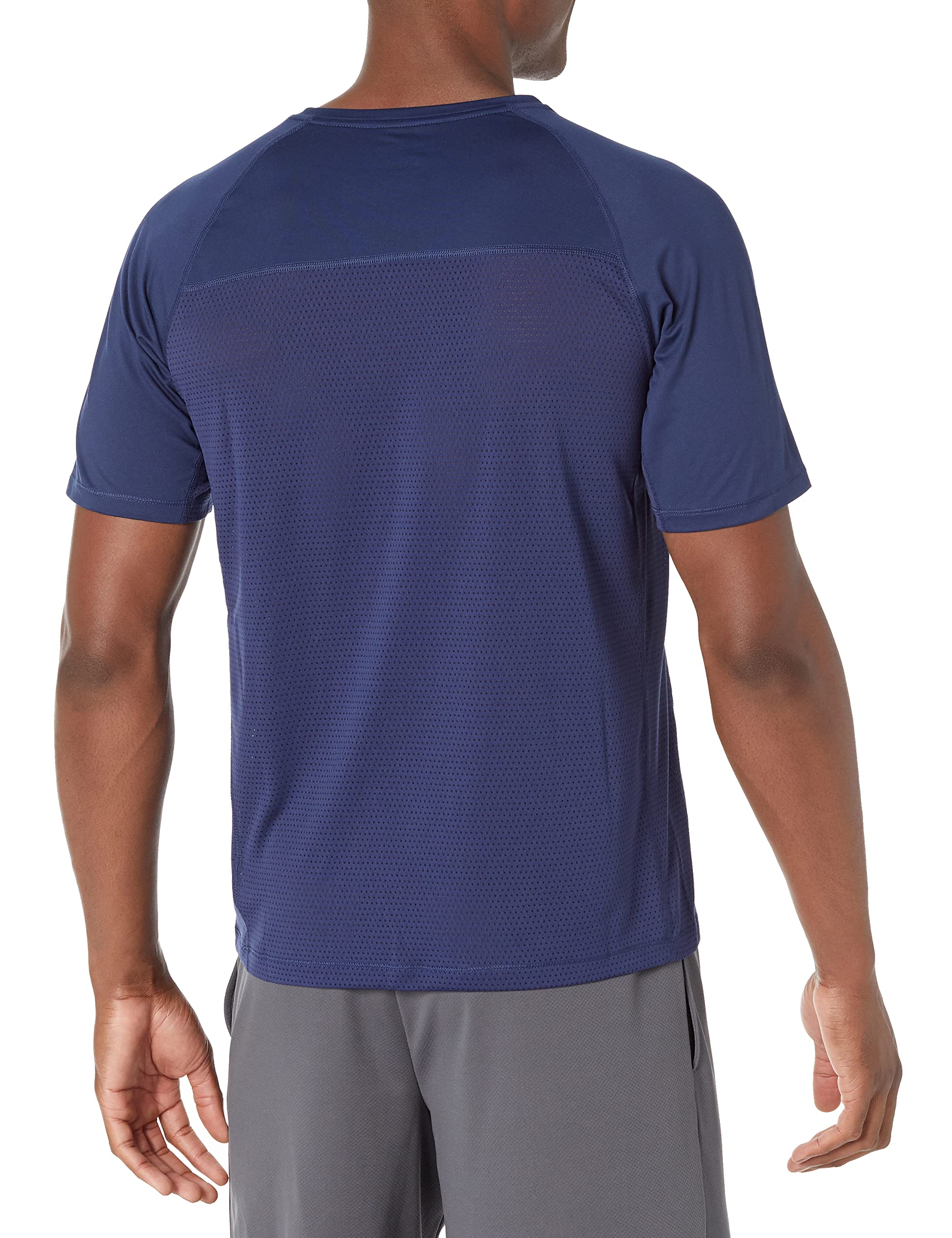 Champion Men's T-Shirt, MVP, Moisture Wicking, Mesh, Crewneck, Athletic Navy, X-Large