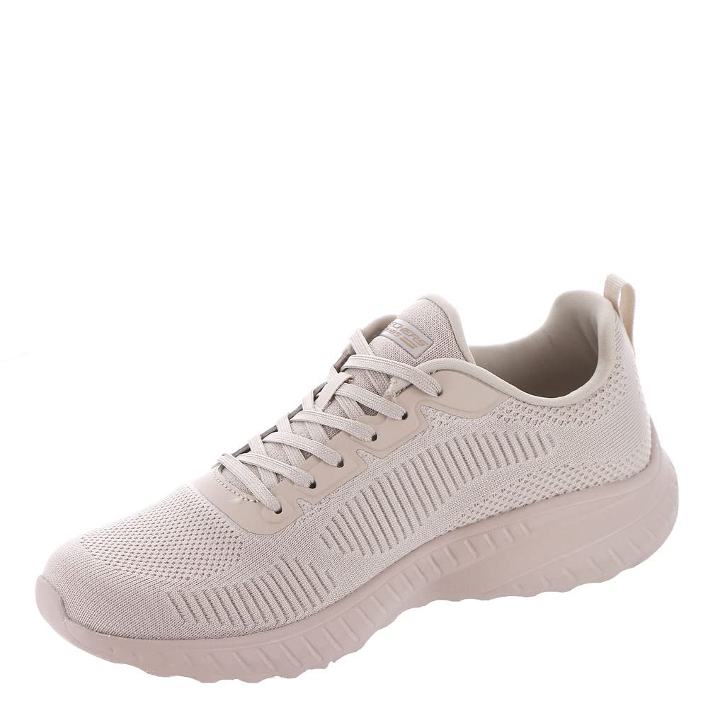 Skechers Women's Bobs Squad Chaos β Face Off Sneaker, Nude, 7.5