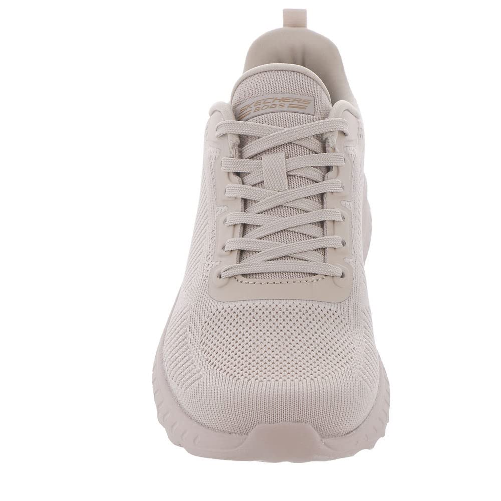 Skechers Women's Bobs Squad Chaos β Face Off Sneaker, Nude, 7.5