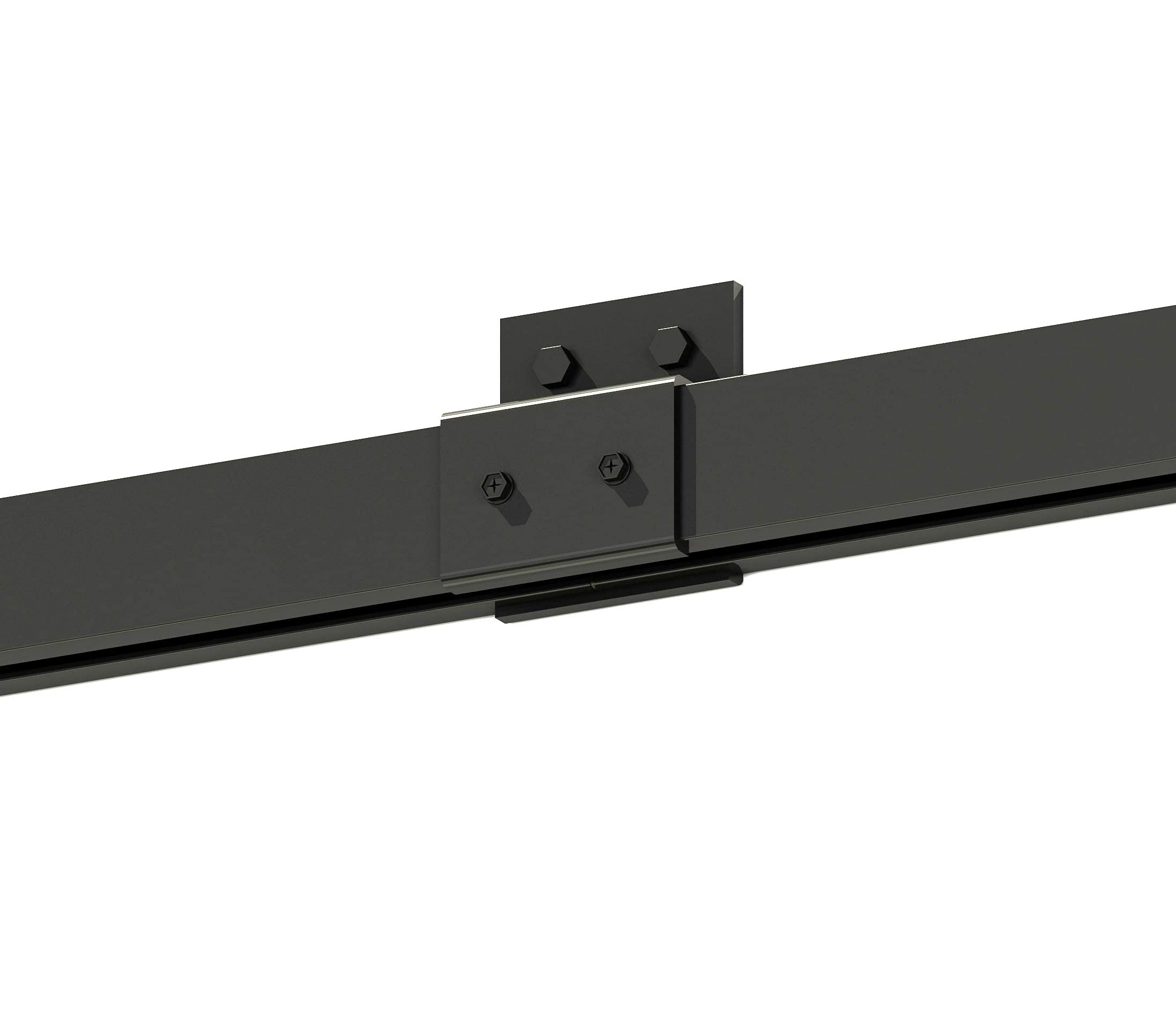 DIYHD 10FT Box Track Double Sliding Barn Door Hardware