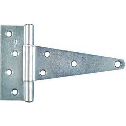 National Hardware B286 6" Zinc Plated Extra Heavy T Hinge