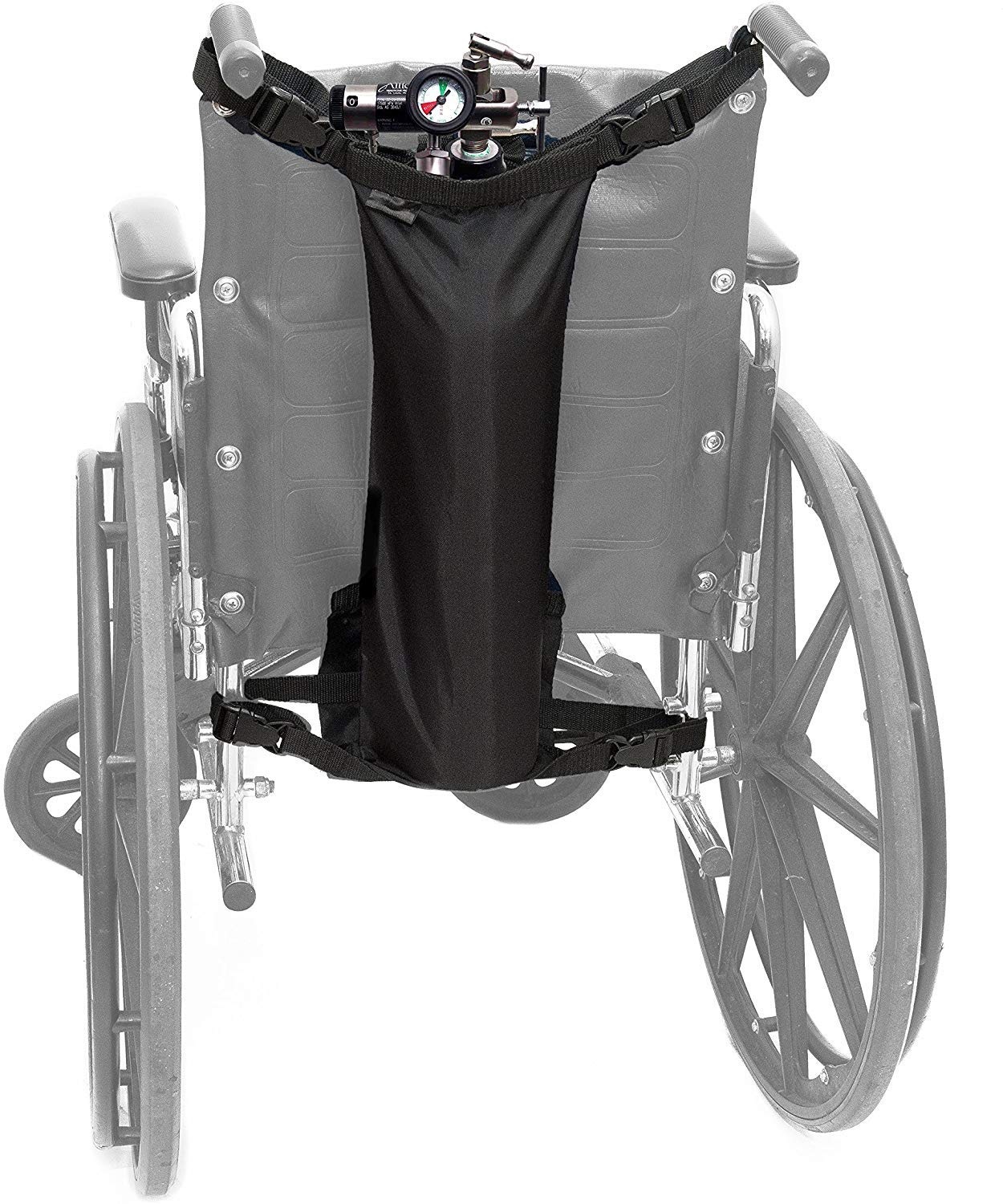 MHKGIOA Xygen Cylinder Bag - Oxygen Backpack Holder for Wheelchair & Walker - Portable Oxygen Tank Bag for D and E Cylinders Bottle