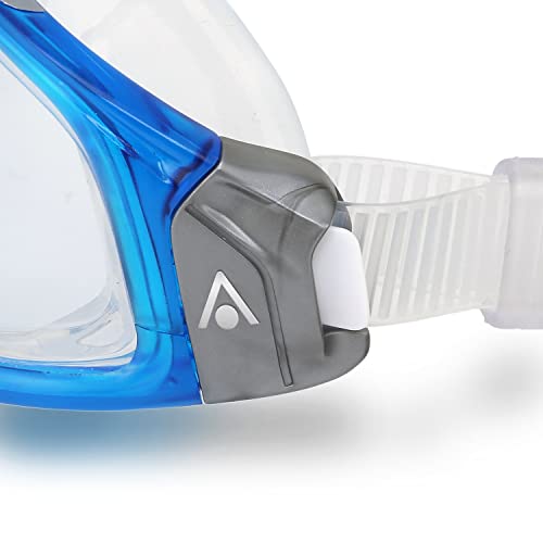 Aqua Sphere Seal 2.0 Swim Goggles - Comfortable Leak Resistant Seal, Distortion Free Vision| Unisex Adult, Clear Lens, Light Blue/White Frame, One Size, MS5074109LC