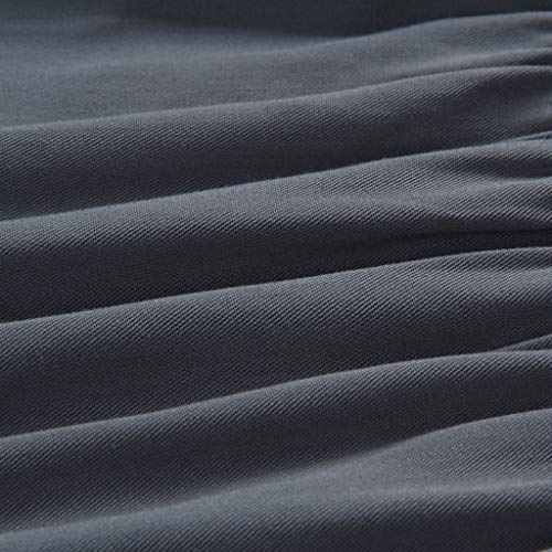 Daorokanduhp Women Work Party Dress Fashion Sexy V-Neck Solid Sleeveless Back Up Zipper Above Knee Mini Skirts Dresses