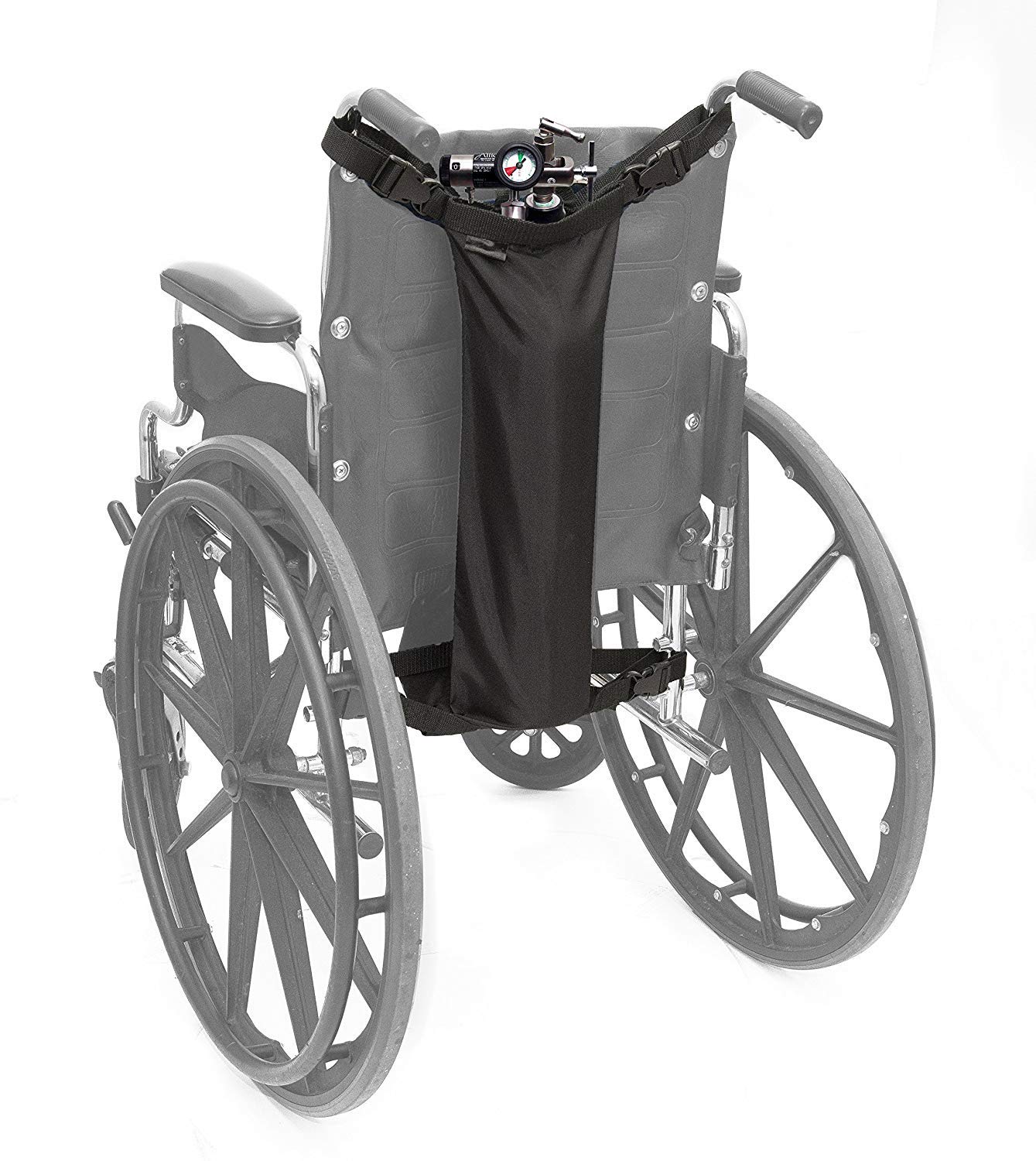 MHKGIOA Xygen Cylinder Bag - Oxygen Backpack Holder for Wheelchair & Walker - Portable Oxygen Tank Bag for D and E Cylinders Bottle