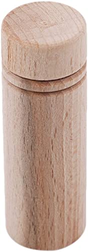 U-M PULABOWooden Needles Holder Tube Hand Sewing Needles Storage Tube for Storing All Kinds of Fine Needles Attractive Processed