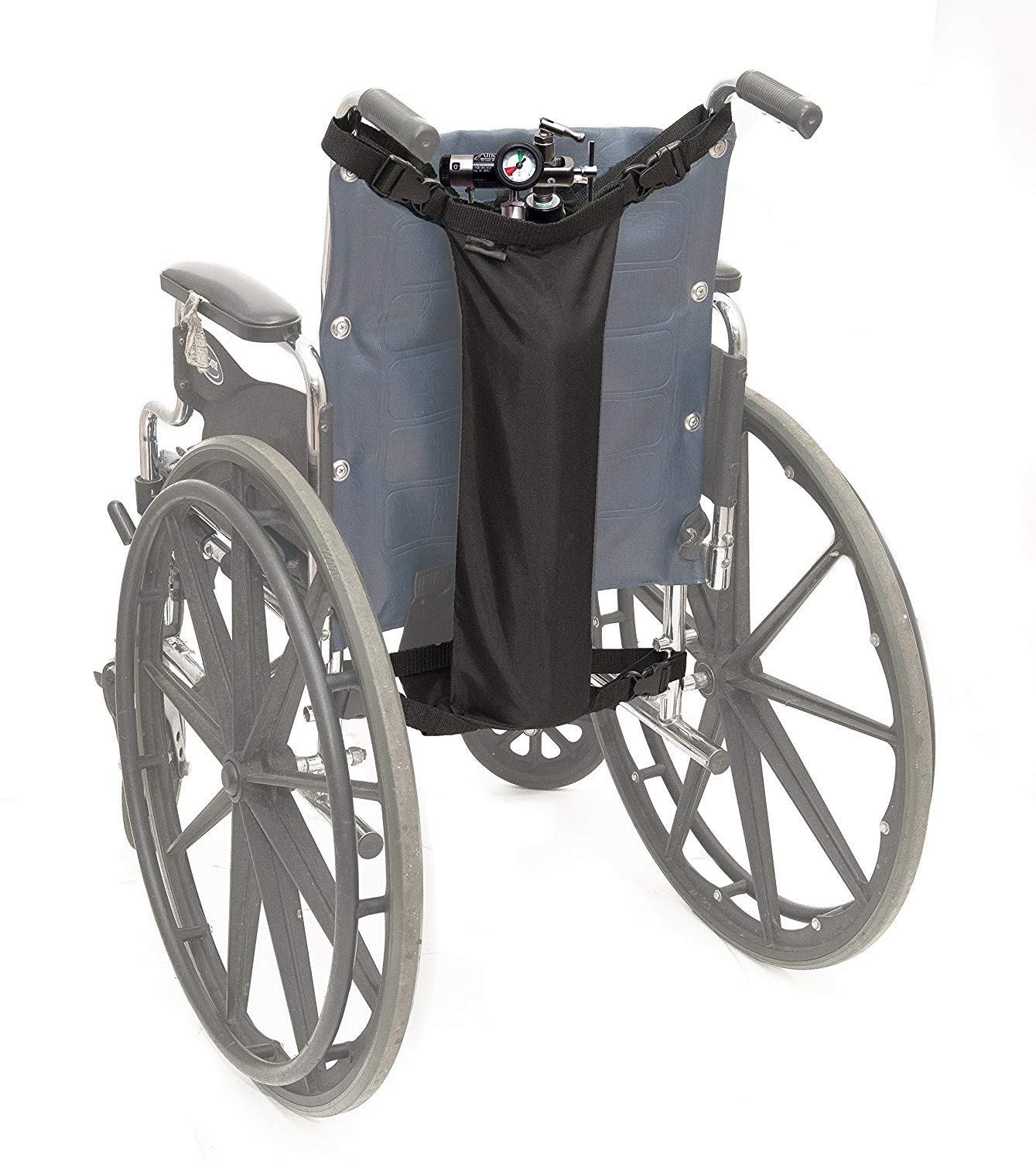 MHKGIOA Xygen Cylinder Bag - Oxygen Backpack Holder for Wheelchair & Walker - Portable Oxygen Tank Bag for D and E Cylinders Bottle