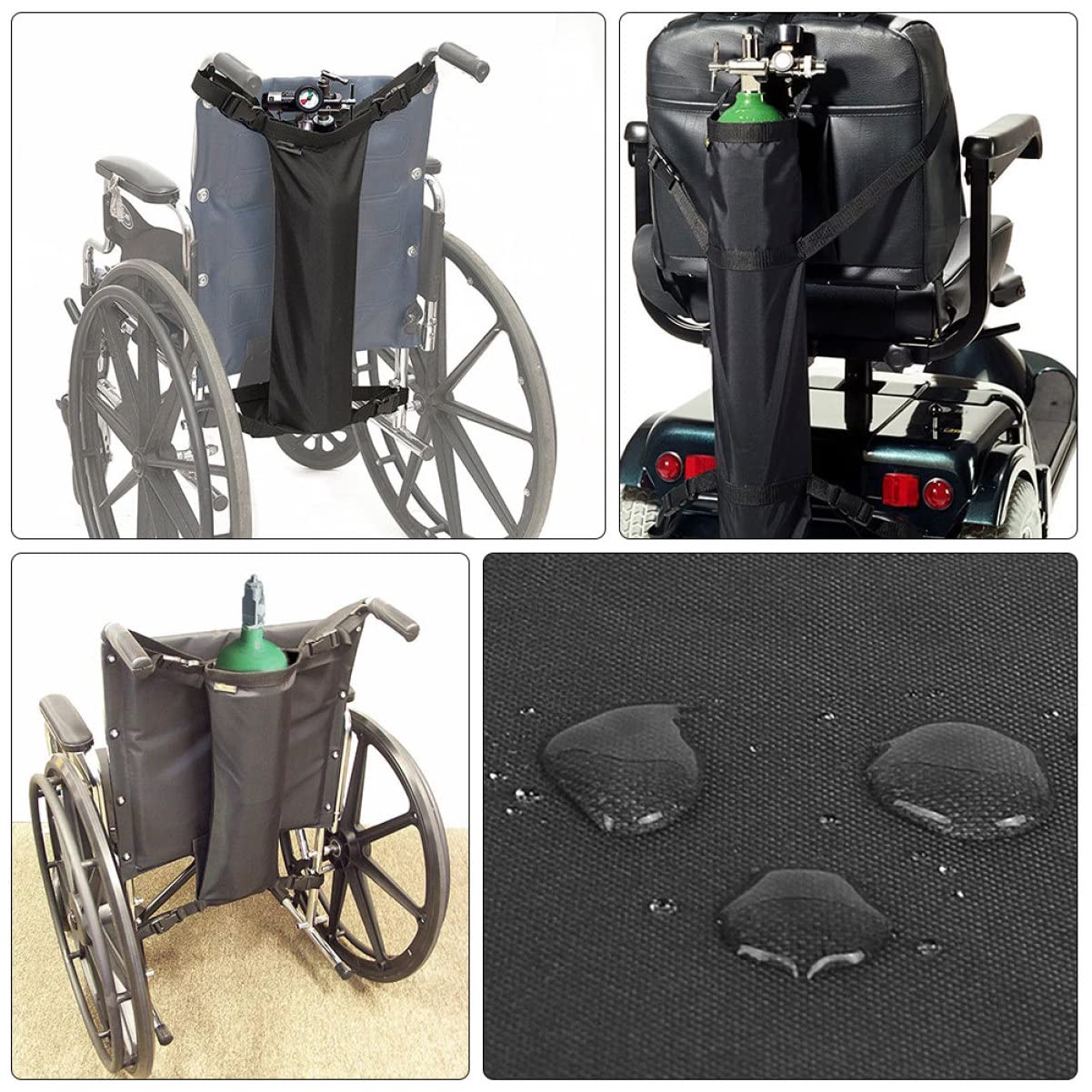 Cabilock Oxygen Tank Holders for Wheelchair Bag Non-Tank Holder Easy to Use Lightweight