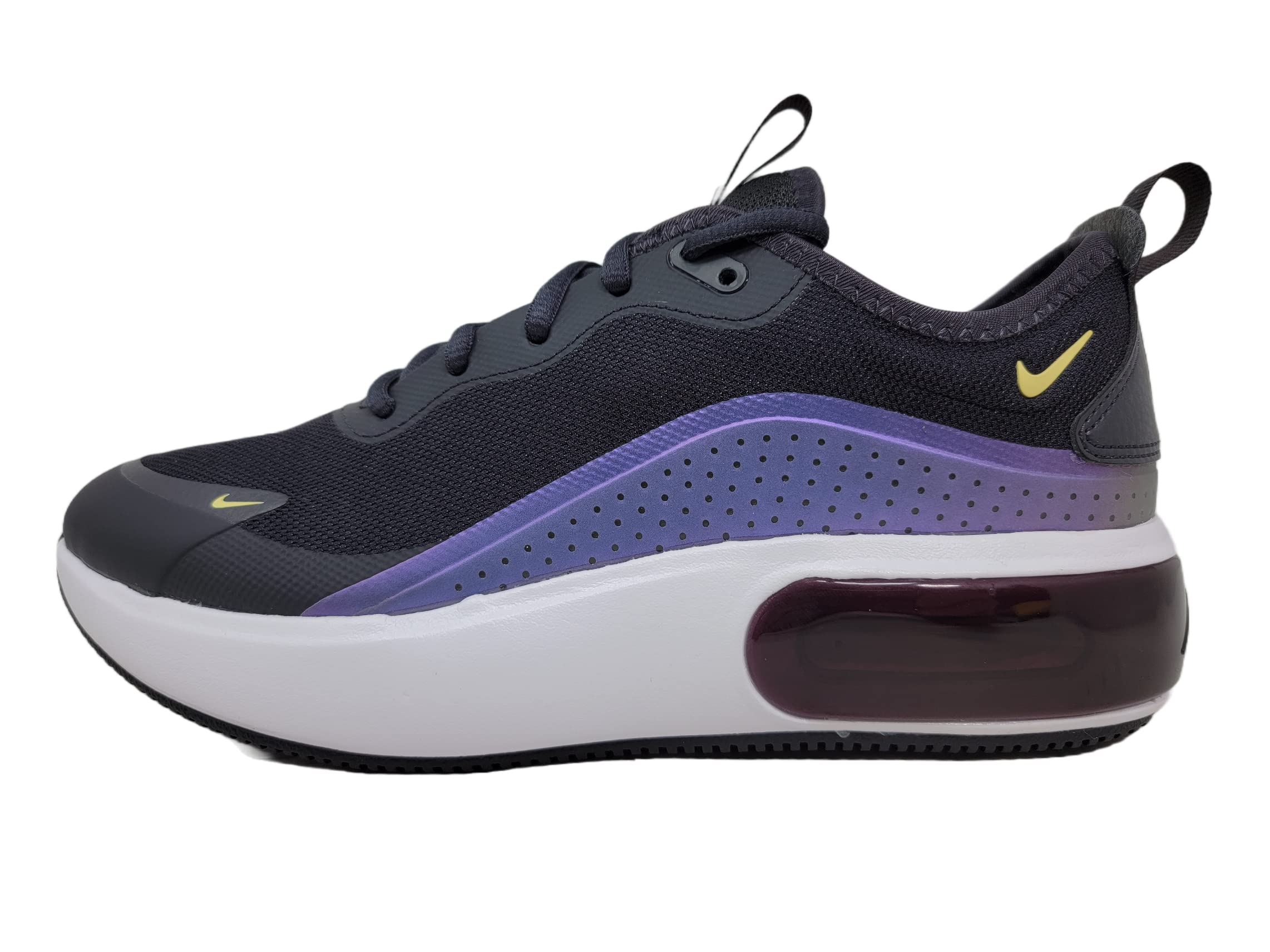 Nike Women's Air Max Dia Running Shoes, Oil Grey/Bicycle Yellow-White, 9 M US