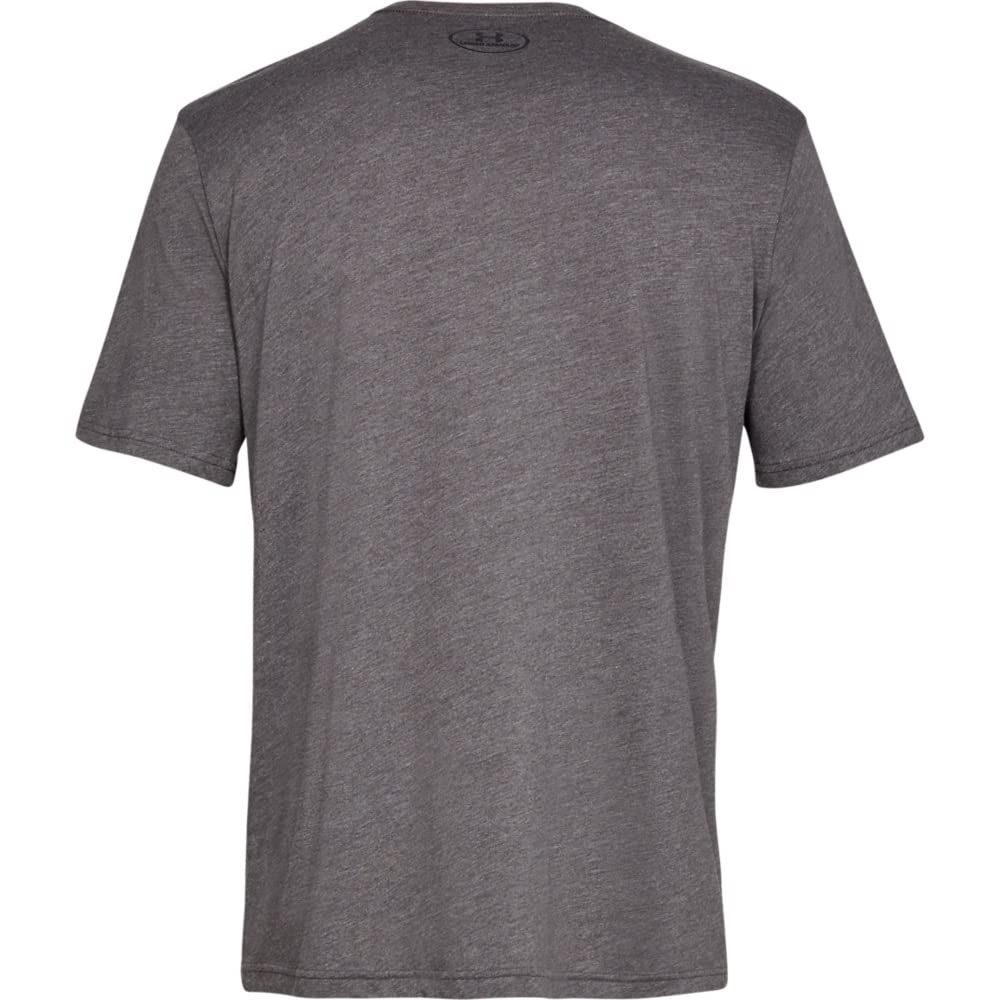 Under Armour Men's Sportstyle Left Chest Short-Sleeve T-Shirt , Charcoal Medium Heat (019)/Black , X-Large