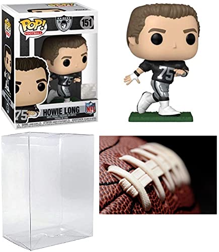Pop NFL: Howie Long Oakland Pop # 151 Vinyl Figure (Bundled with EcoTek Pop Box Protector Case)