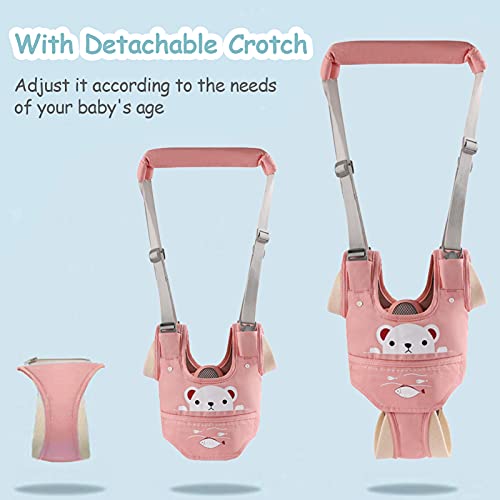 Ocanoiy Baby Walking Harness Handheld Baby Walker Assistant Belt Baby Head Protector Baby Helmet for Crawling Walking Baby Knee Pads