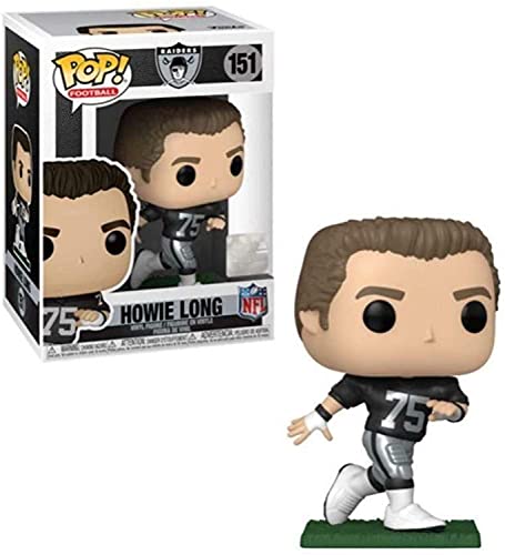 Pop NFL: Howie Long Oakland Pop # 151 Vinyl Figure (Bundled with EcoTek Pop Box Protector Case)