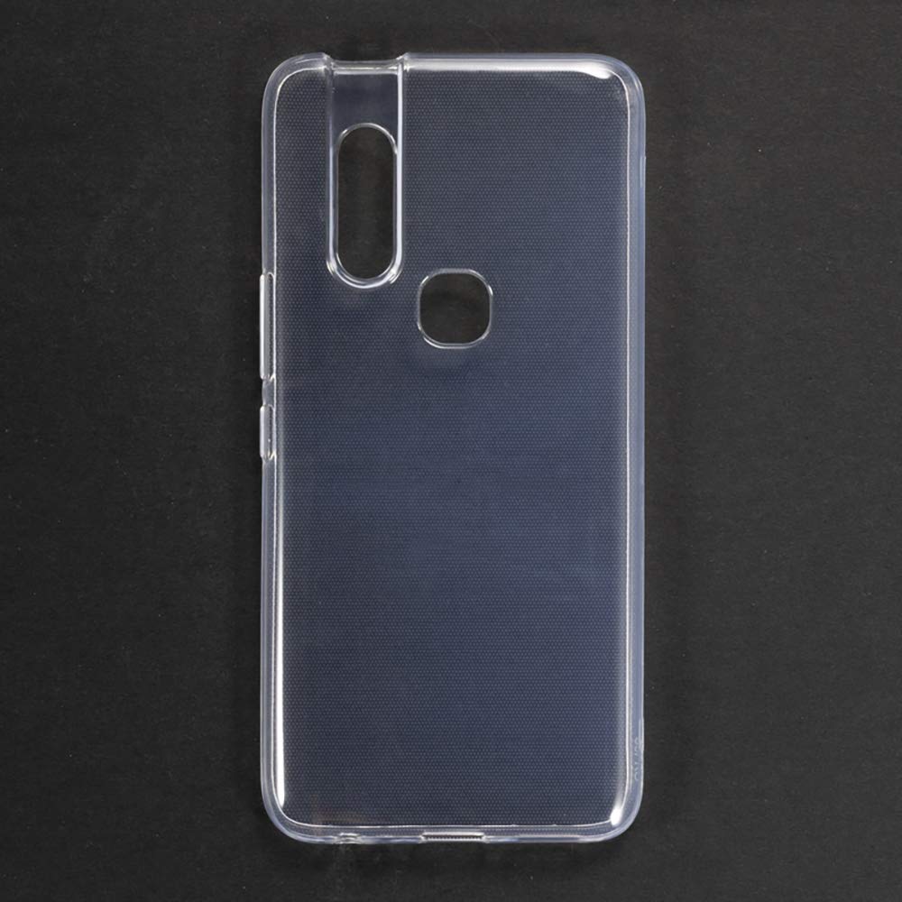 Shantime Infinix S5 Pro Case, Scratch Resistant Soft TPU Back Cover Shockproof Silicone Gel Rubber Bumper Anti-Fingerprints Full-Body Protective Case Cover for Infinix S5 Pro (Transparent)