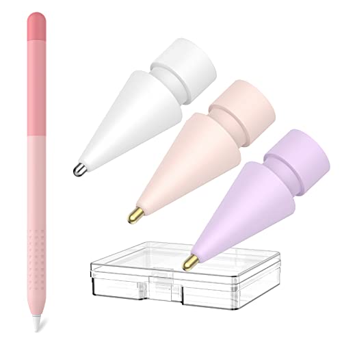Apple Pencil 2nd Generation Case + 3 Pack Apple Pencil Tips