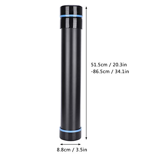 AMONIDA Poster Tube, Extendable Storage Tube, Extra Thick Collection Painting Waterproof Poster Storage Tube for Documents Fishing Rods Large Photo Prints