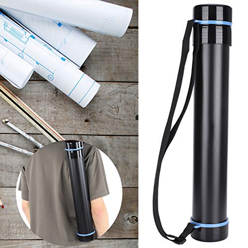 AMONIDA Poster Tube, Extendable Storage Tube, Extra Thick Collection Painting Waterproof Poster Storage Tube for Documents Fishing Rods Large Photo Prints