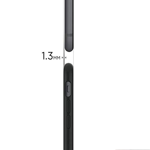 TPU Cover for Infinix Smart 7 + HD Tempered Glass, Silicone Shell Bumper Protective Back Case - 9 Hardness Anti-Scratch Screen Protector for Infinix Smart 7 (6,6") - KE9