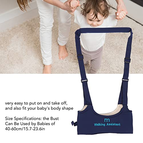 Baby Walking Harness, Adjustable Comfortable Breathable Anti Lost Baby Girl Walker for Infant Child Activity(Navy Blue)