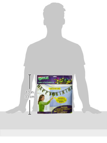 TMNT™ Jumbo Add-An-Age "Happy Birthday" Letter Banner