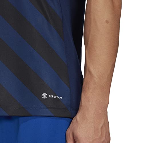 adidas mens Entrada 22 Graphic Jersey Shirt, Team Navy Blue/Black, Large US