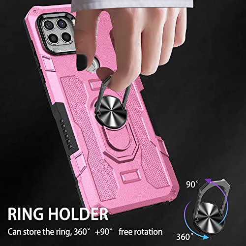 Mobile Phone Case Bag Full Protective Case for Infinix Smart5 Case,Heavy Duty Hybrid Shockproof Protective Case with [360° Rotatable Kickstand] TPU Bumper Drop Protective Covers Back Cover Case