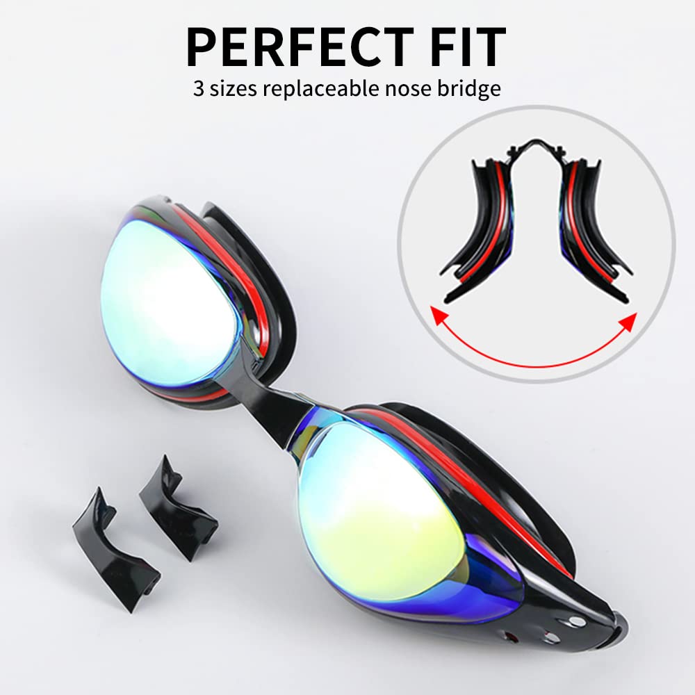 AIKOTOO Nearsighted Swimming Goggles Anti-fog