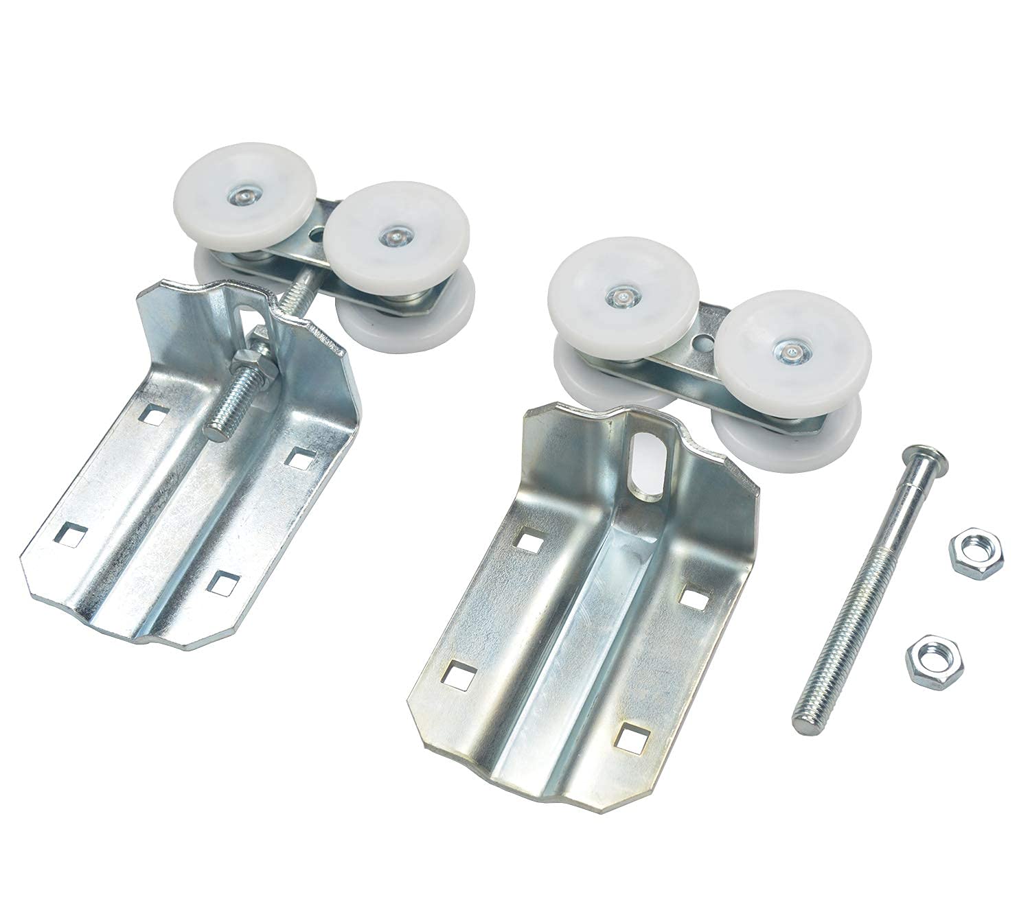 DIYHD 10FT Box Track Double Sliding Barn Door Hardware