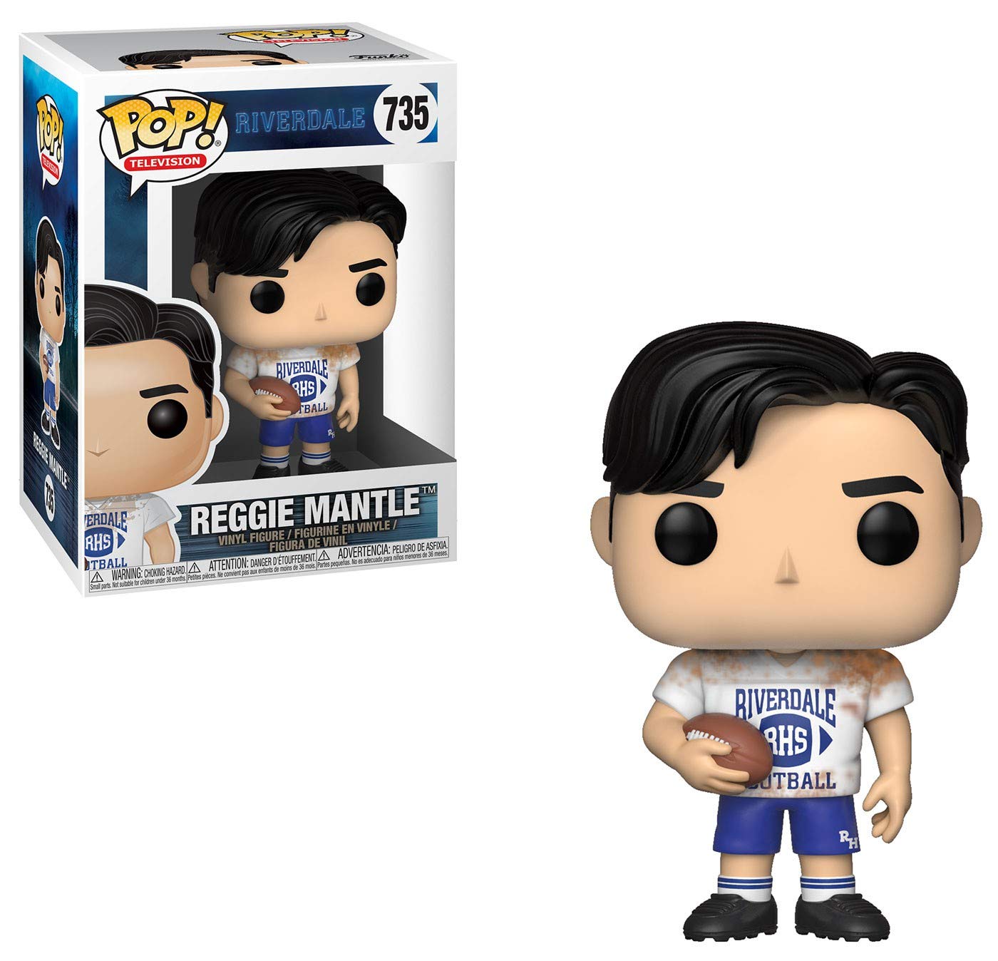 Funko Pop Television: Riverdale - Reggie in Football Uniform Collectible Figure, Multicolor
