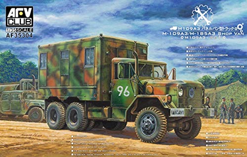 AFV Club 1/35 US Army M109A3 Panel Van Cargo Truck Plastic Model FV35304