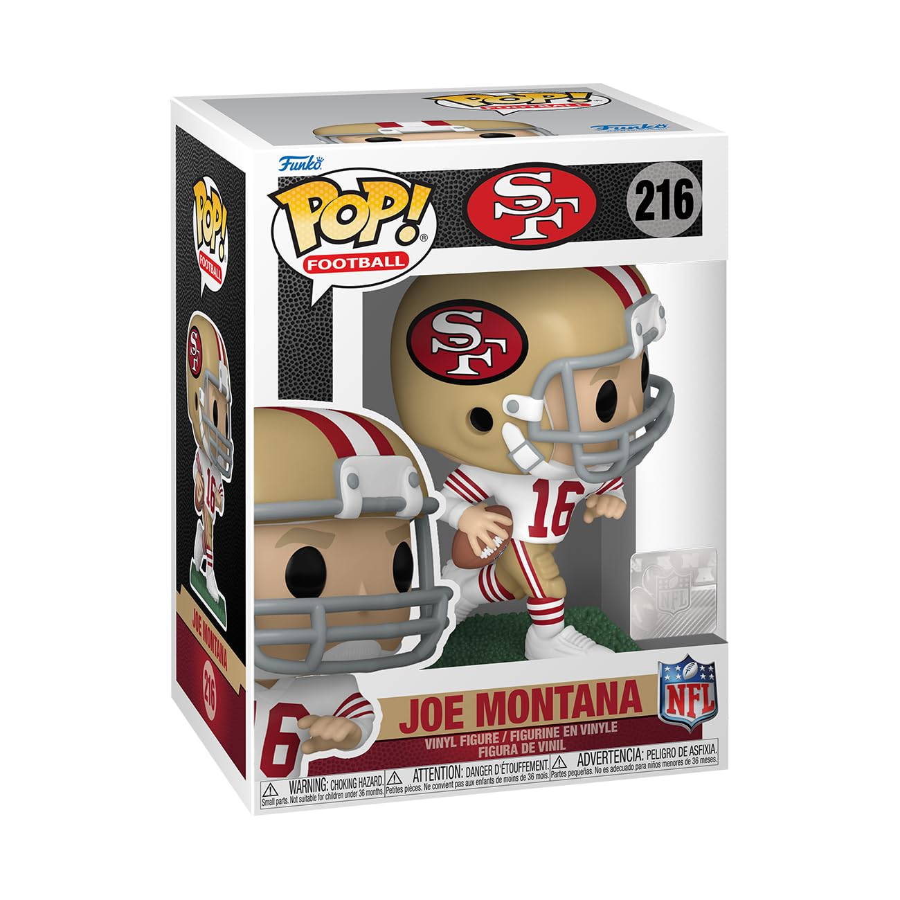 Funko POP! NFL: Legends - Joe Montana - (Away) - Collectable Vinyl Figure - Gift Idea - Official Merchandise - for Kids & Adults - Sports Fans - Model Figure for Collectors and Display