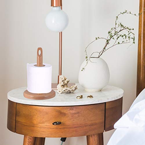 EXCEART Yarn Holder Knitting Yarn Holder Wooden Crochet & Thread Stand Storage Rack Knitting Accessories