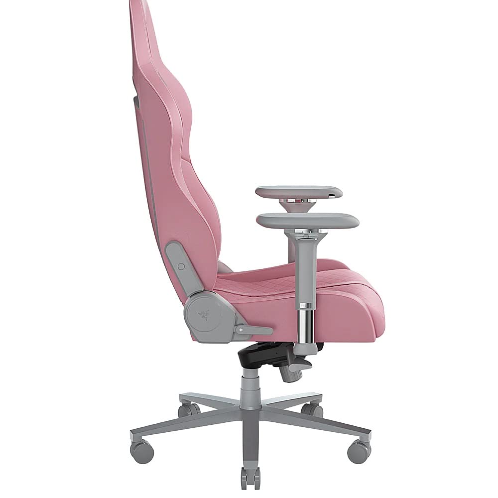 Razer Enki Gaming Chair: All-Day Gaming Comfort - Built-in Lumbar Arch - Optimized Cushion Density & Kraken Kitty RGB USB Gaming Headset: THX 7.1 Spatial Surround Sound - Chroma RGB Lighting