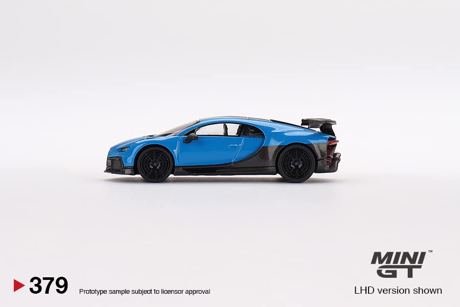 Bugatti Chiron Pur Sport Blue 1/64 Diecast Model Car by True Scale Miniatures MGT00379