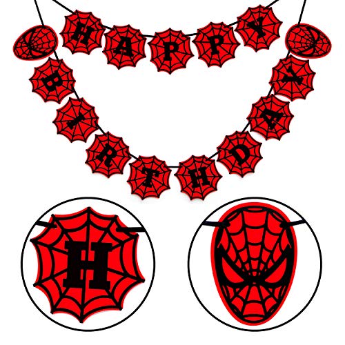 Seyal® - Spider Happy Birthday Banner
