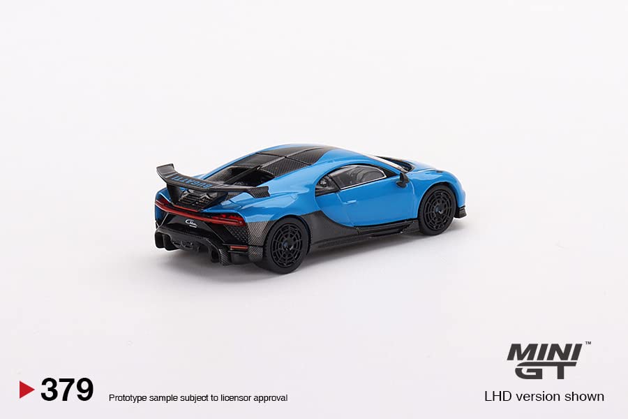 Bugatti Chiron Pur Sport Blue 1/64 Diecast Model Car by True Scale Miniatures MGT00379
