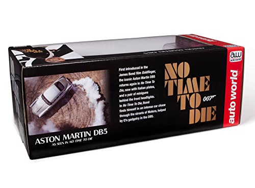 Auto World James Bond 1965 Aston Martin DB5 Coupe (No Time to Die) 1:18 Diecast Model Kit